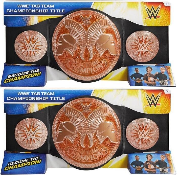 2 ĐAI WWE TAG TEAM CHAMPION NEW LOGO (DÀNH CHO ĐỘ TUỔI: 8 TUỔI TRỞ LÊN)