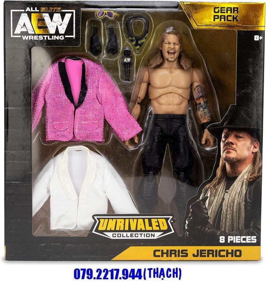 AEW CHRIS JERICHO - UNRIVALED COLLECTION GEAR PACK (EXCLUSIVE)