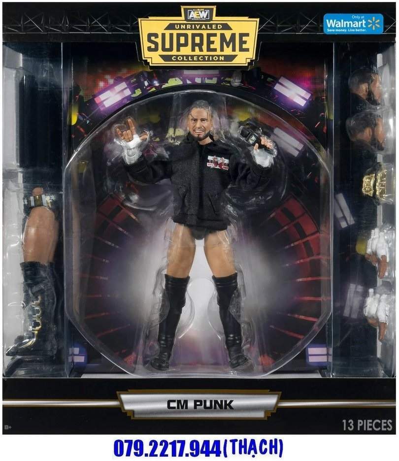 AEW CM PUNK - UNRIVALED SUPREME COLLECTION (EXCLUSIVE)