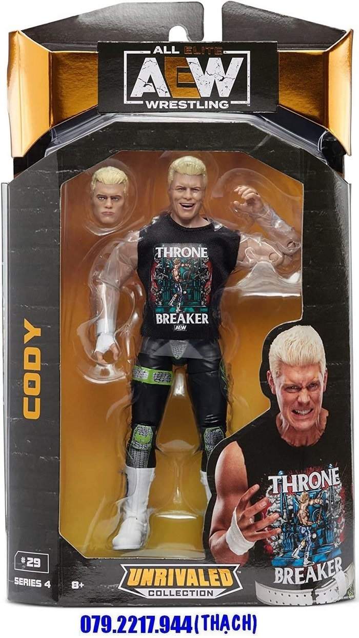 AEW CODY RHODES - UNRIVALED SERIES 4