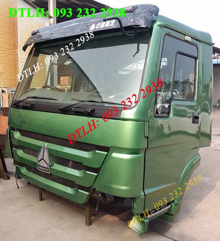 BÁN CABIN ĐƠN XE BEN HOWO KHÔNG CÓ GIƯỜNG NẰM, HOWO 336, HOWO 371 ...