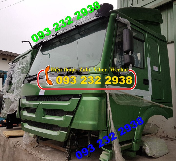 Bán cabin xe đầu kéo 2 cầu Howo 371 ps 336 ps 375 ps, 1 cầu 266 ps 290 ...