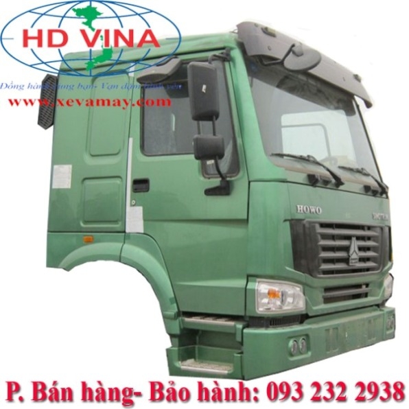 Bán cabin xe Howo HW T7H A7 T5G tải thùng đầu kéo xe ben xe trộn ...