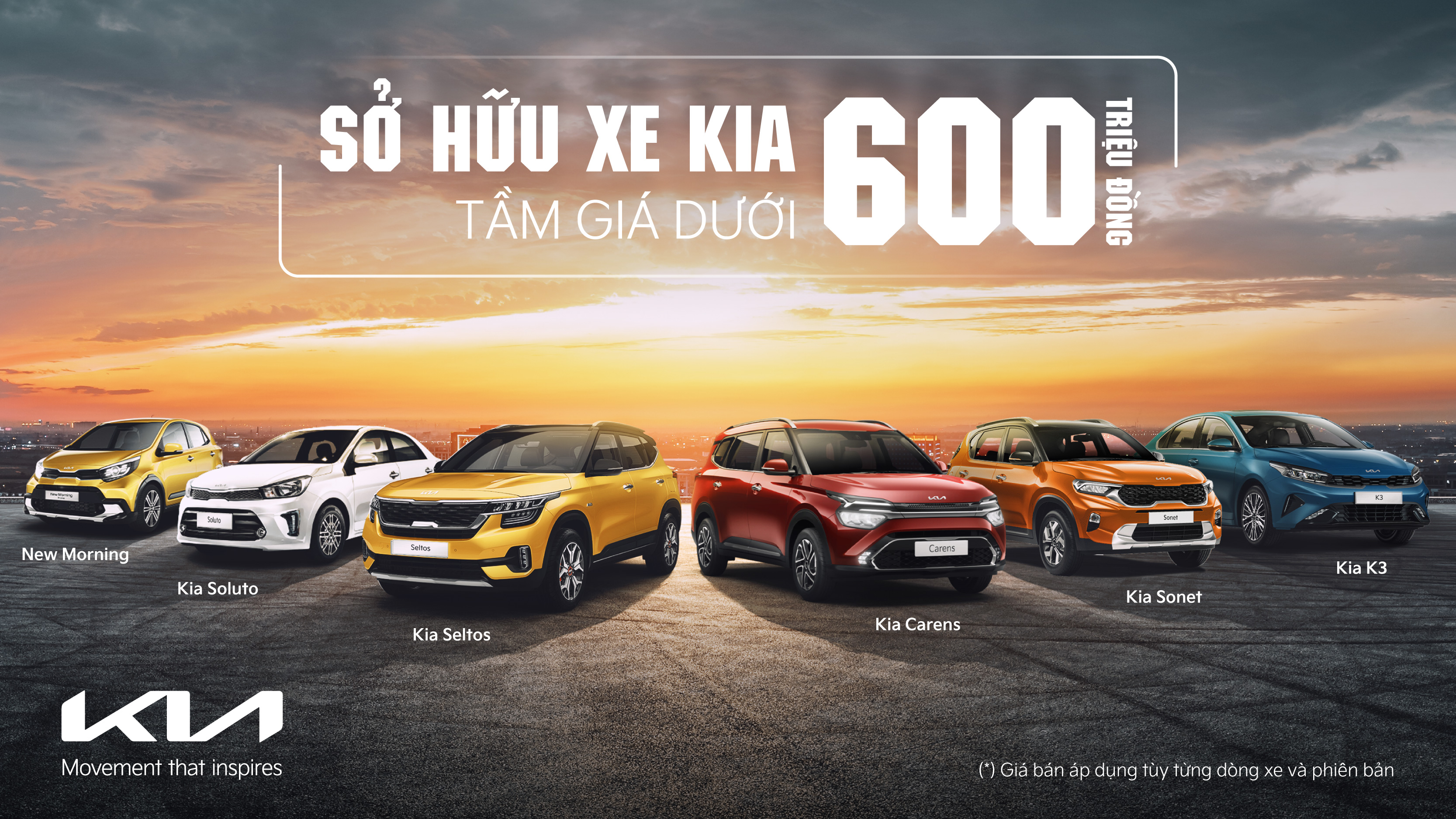 Showroom KIA Nghệ An - Bảng giá xe & Khuyến mãi mới nhất