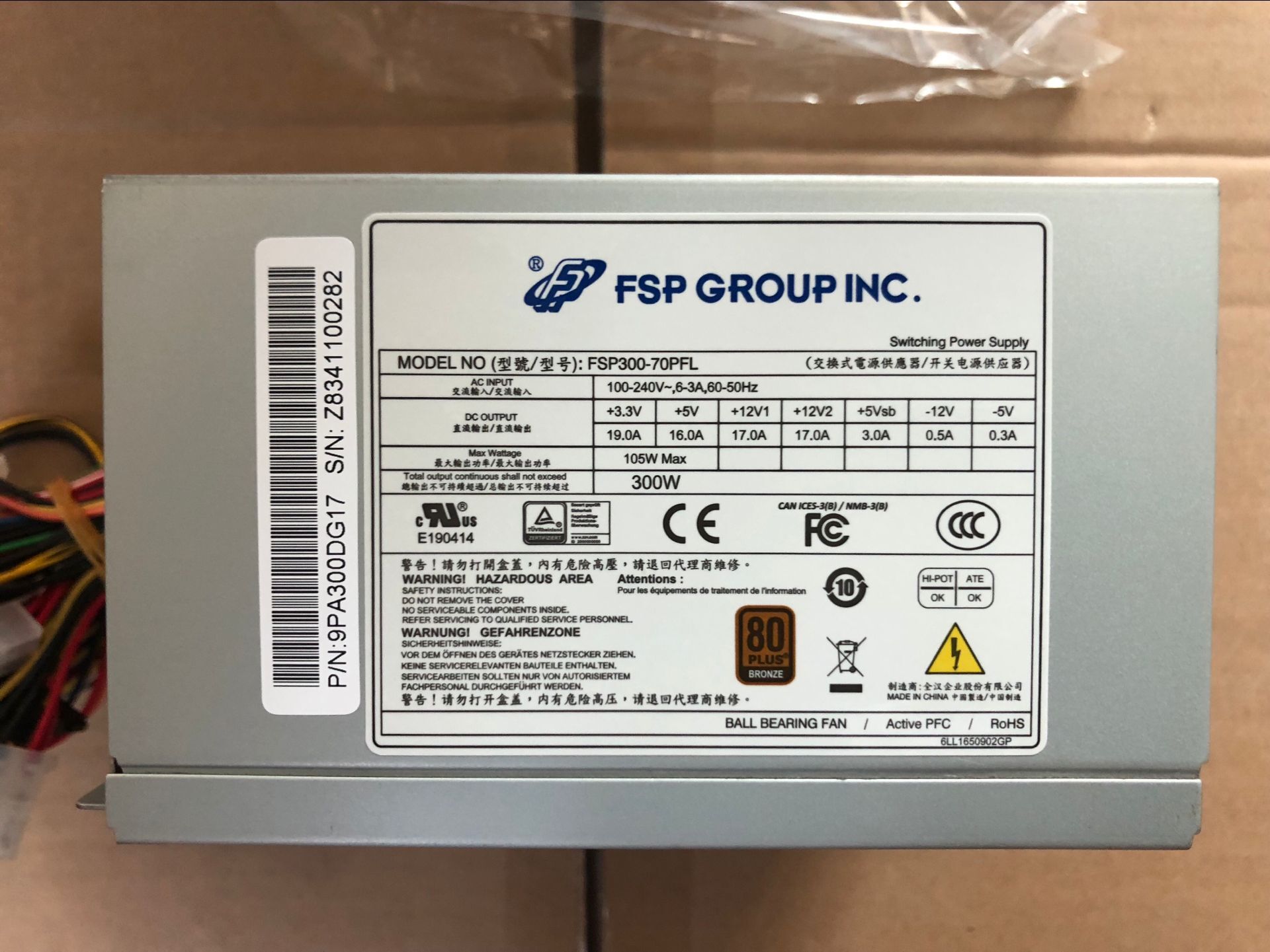 Bộ nguồn công nghiệp FSP300-70PFL FSP300-60PFG