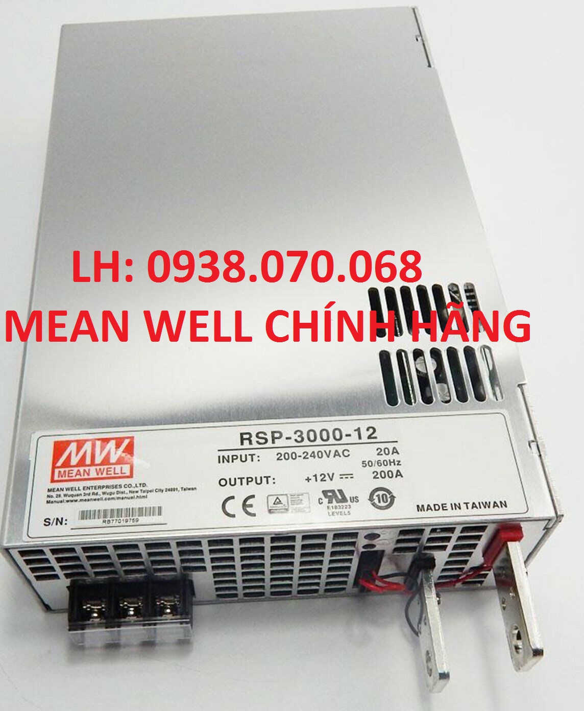 Bộ nguồn MEAN WELL RSP-3000-12 Taiwan