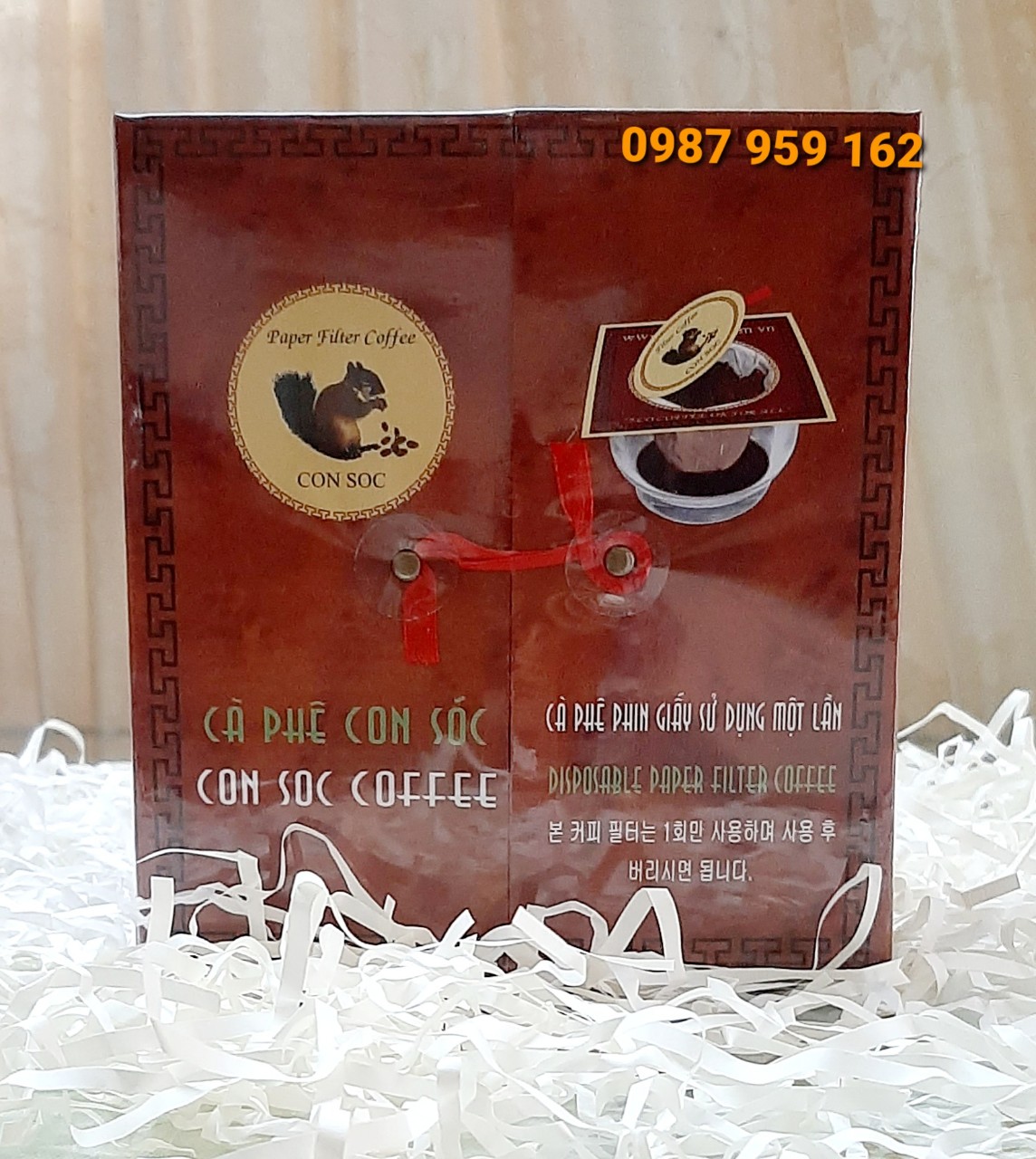 CÀ PHÊ CON SÓC PHIN LỌC GIẤY ĐÔI | Cà phê con sóc | Con sóc Cafe