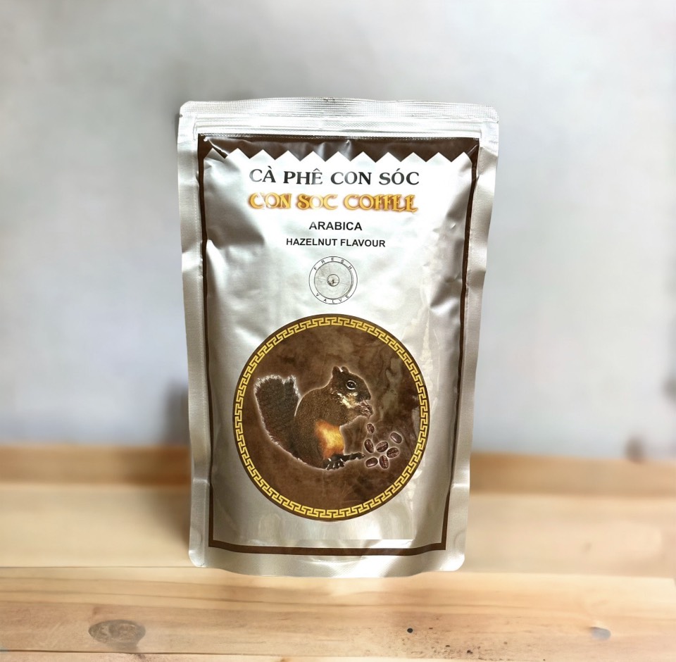 Cà phê Con Sóc NÂU bịch 250gr| Con Soc Coffee Brown 250gr| Cafe Con Sóc ...