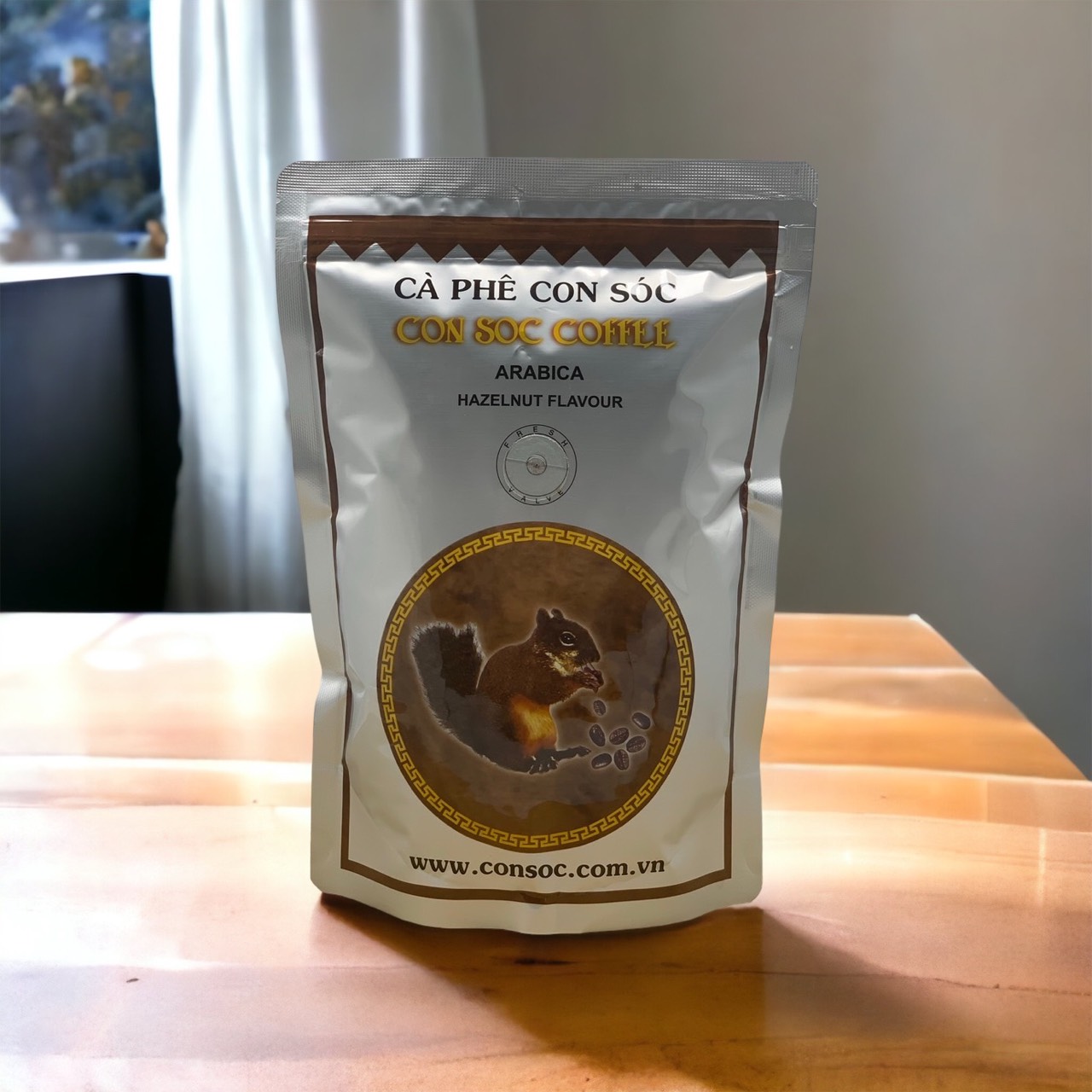 Con Soc Coffee Bag Brown 500gr