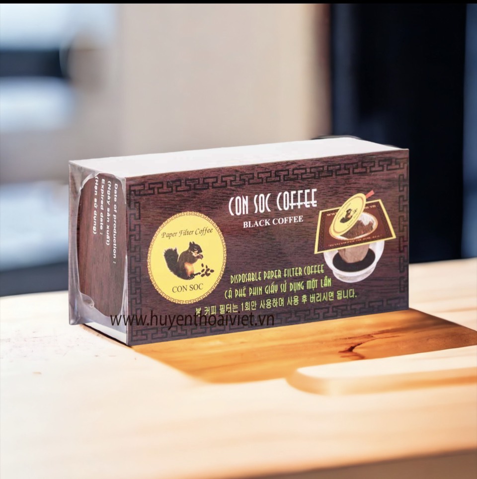 Cà phê Con Sóc phin lọc ĐƠN ĐEN| Cafe Con Sóc Đơn Đen phin lọc| Con Soc ...