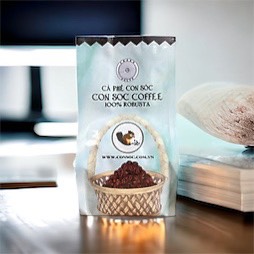 Cà phê hạt Robusta - 200gr| Con Soc Robusta Coffee Bean| Cafe Con Sóc ...