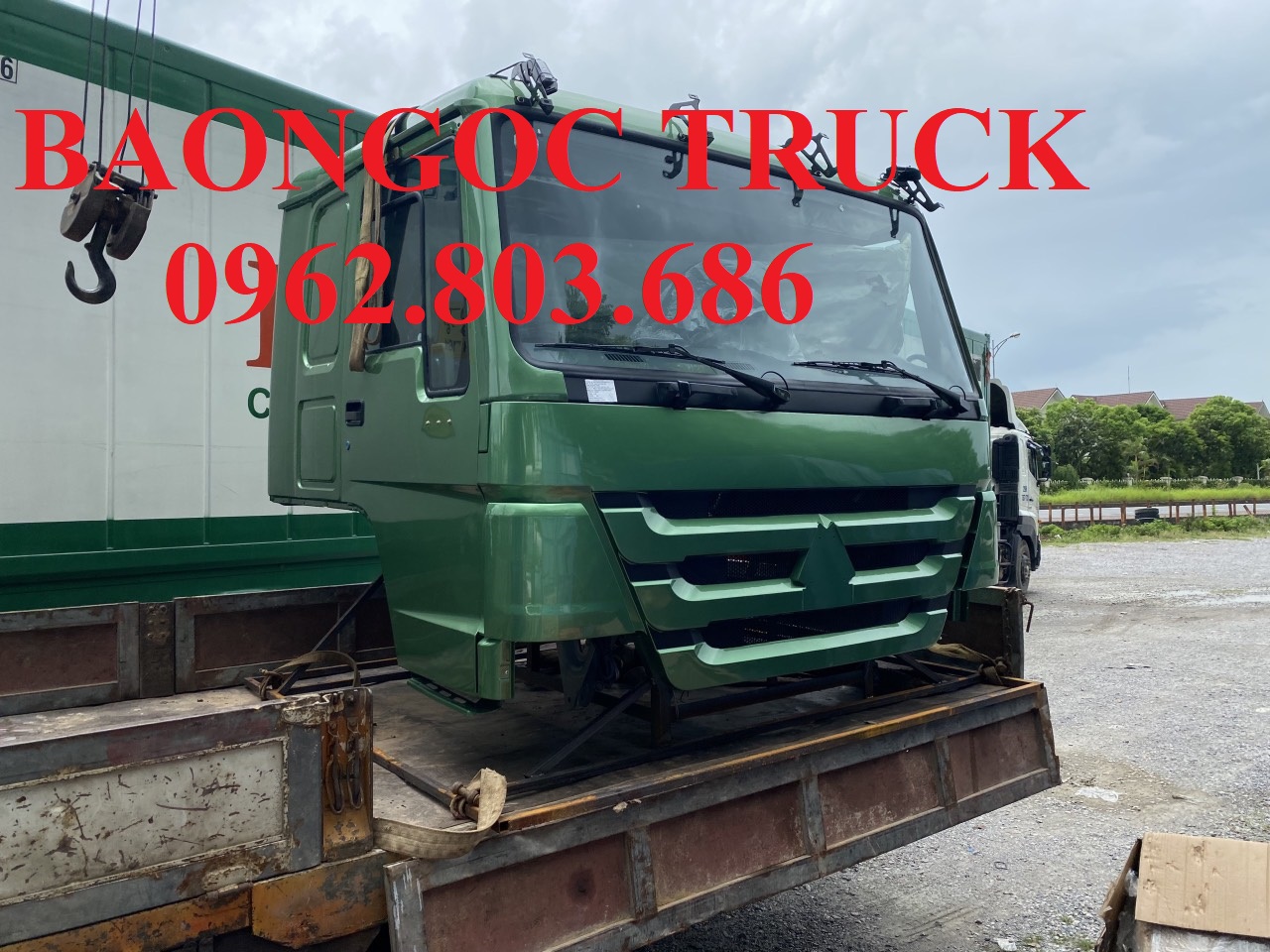 Bán cabin xe ben howo 371 hp chính hãng. Liên hệ: 0962.803.686