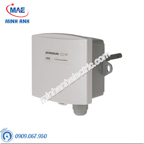 Cảm biến khí CO2 - nhiệt độ - độ ẩm gắn ống gió HDK-M-RH