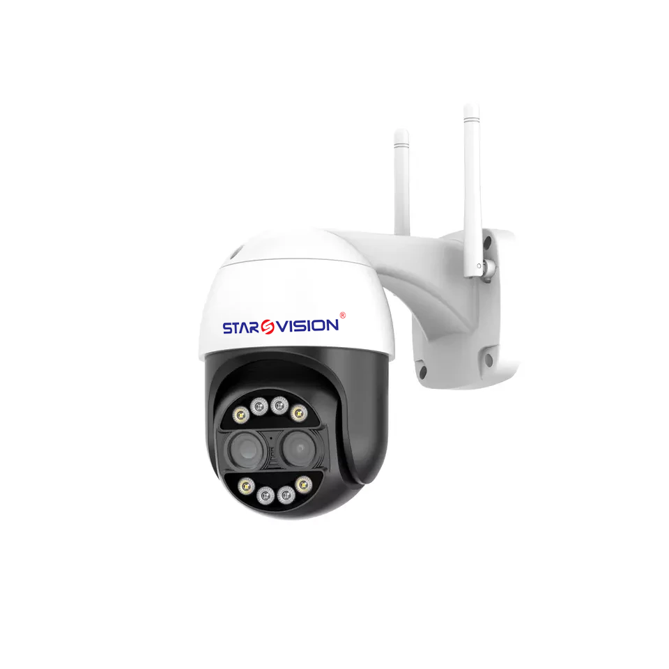 Camera IP Wi-Fi xoay Dual Lens trong nhà ngoài trời STARVISION ST-566SM ...