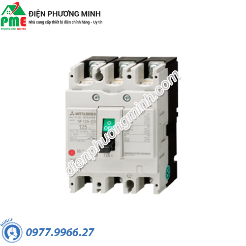 Cầu dao tự động MCCB Mitsubishi NF125-CV 3P 80A