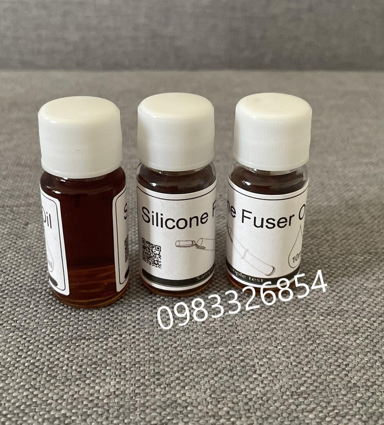 Combo 2 chai dầu bôi trơn silicone Fuser oil chịu nhiệt cho bao lụa máy In