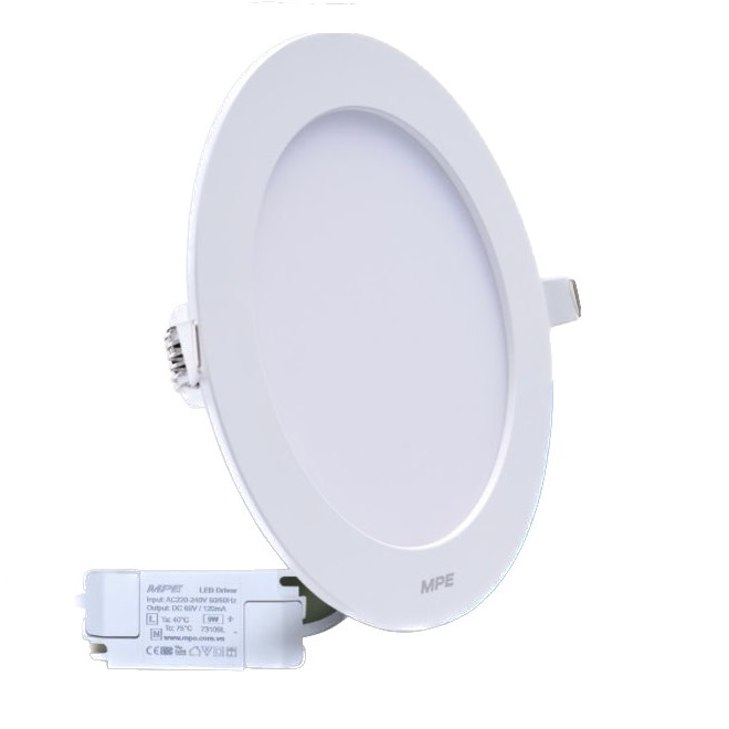 Đèn Led Panel Tròn Âm Trần RPL3 7W 3 chế độ