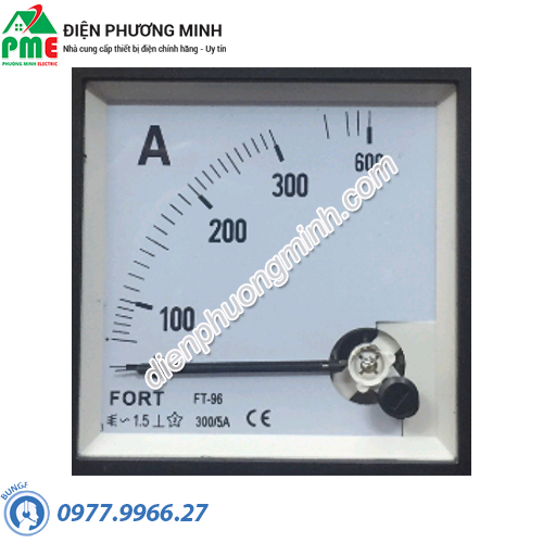 Đồng hồ Ampermeter Fort FT-96A 0-300A