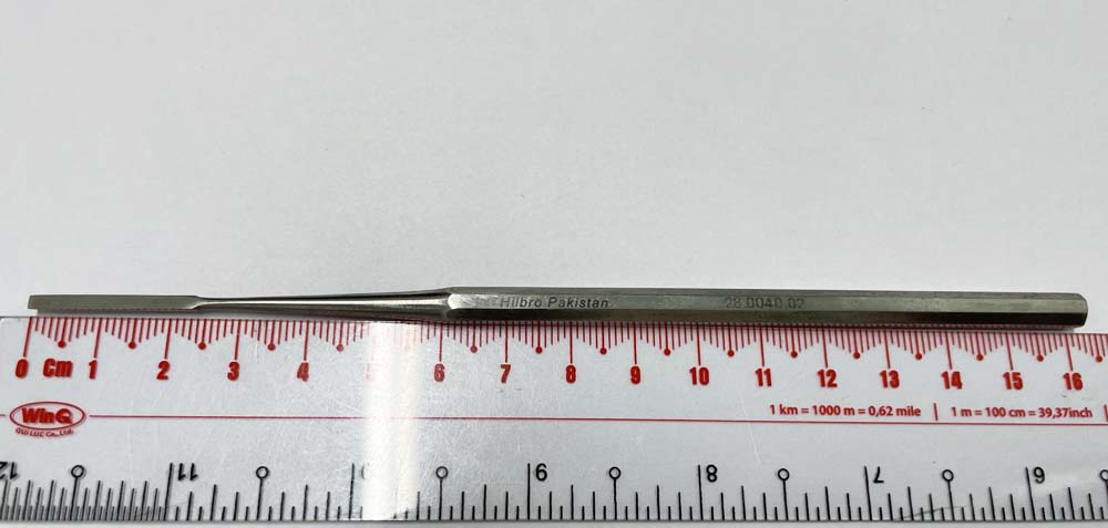 Đục phẫu thuật xương Buckley 2mm - 16cm Hilbro 28.0040.02
