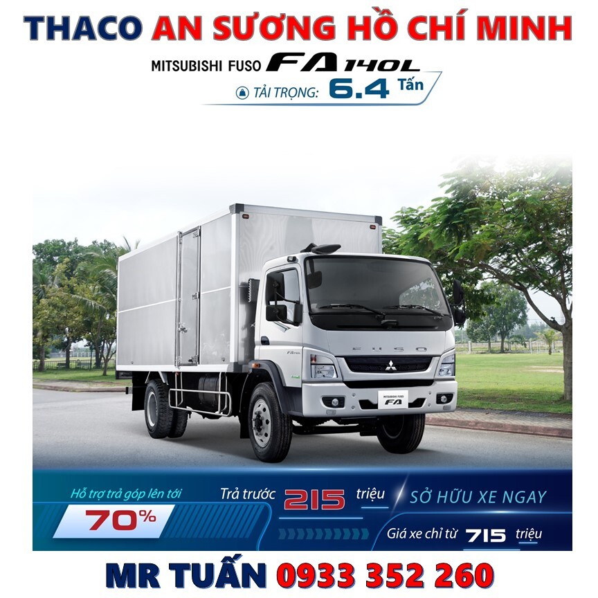 XE TẢI FUSO FA 140L TẢI 6 TẤN MỚI NHẤT