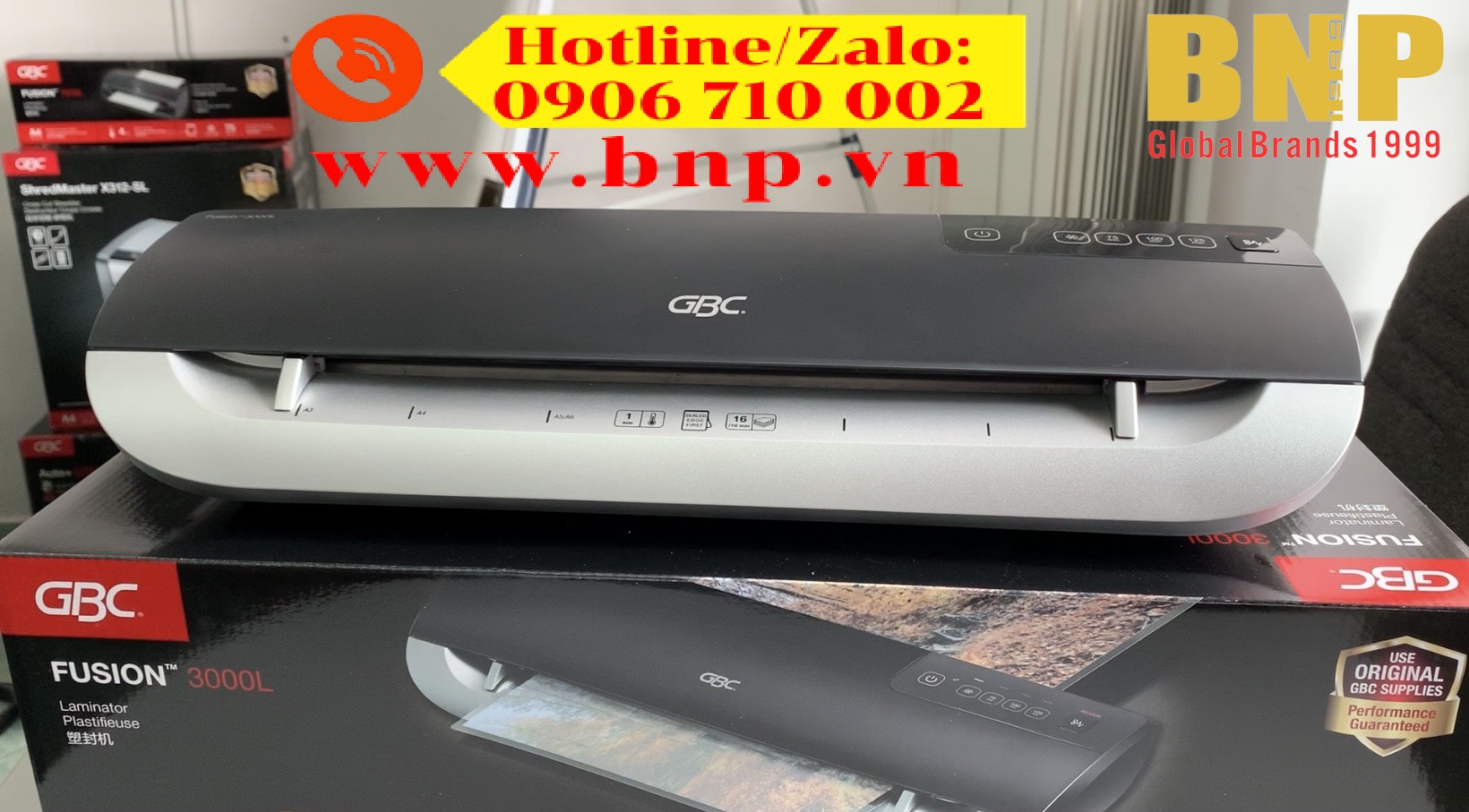 Máy ép Plastic GBC Fusion 3000L A4
