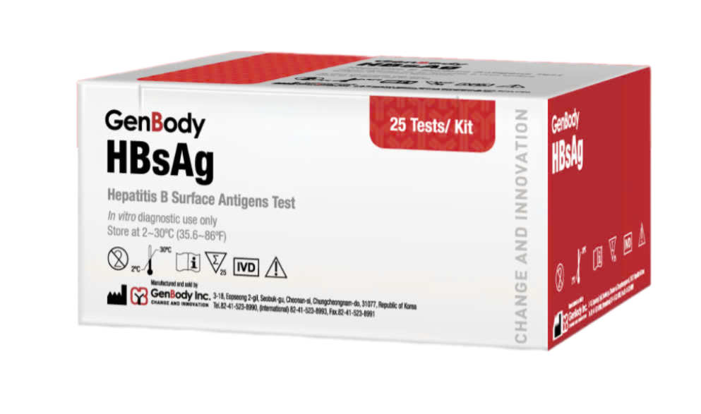 GenBody HBsAg - Test nhanh chuẩn đoán HbsAg