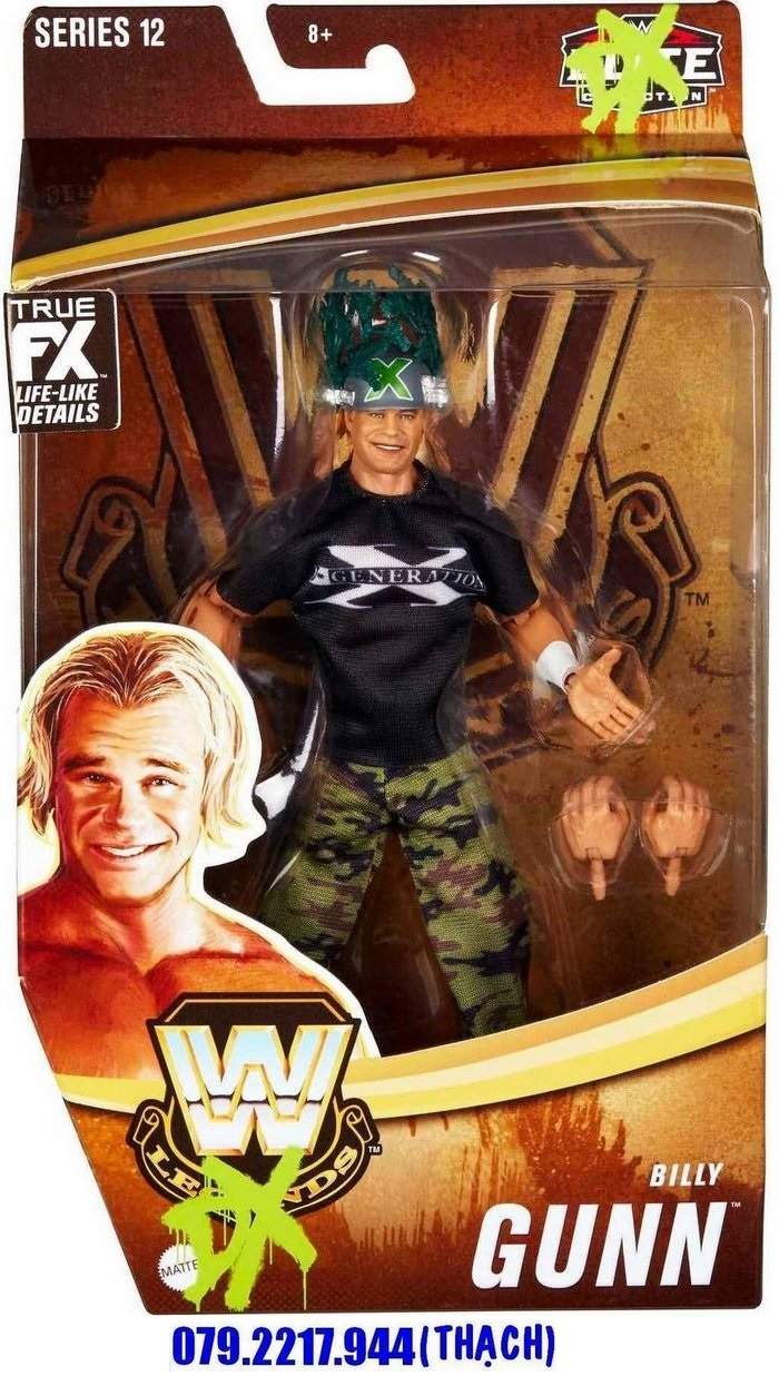 WWE BILLY GUNN - ELITE DX LEGENDS SERIES 12 (EXCLUSIVE)