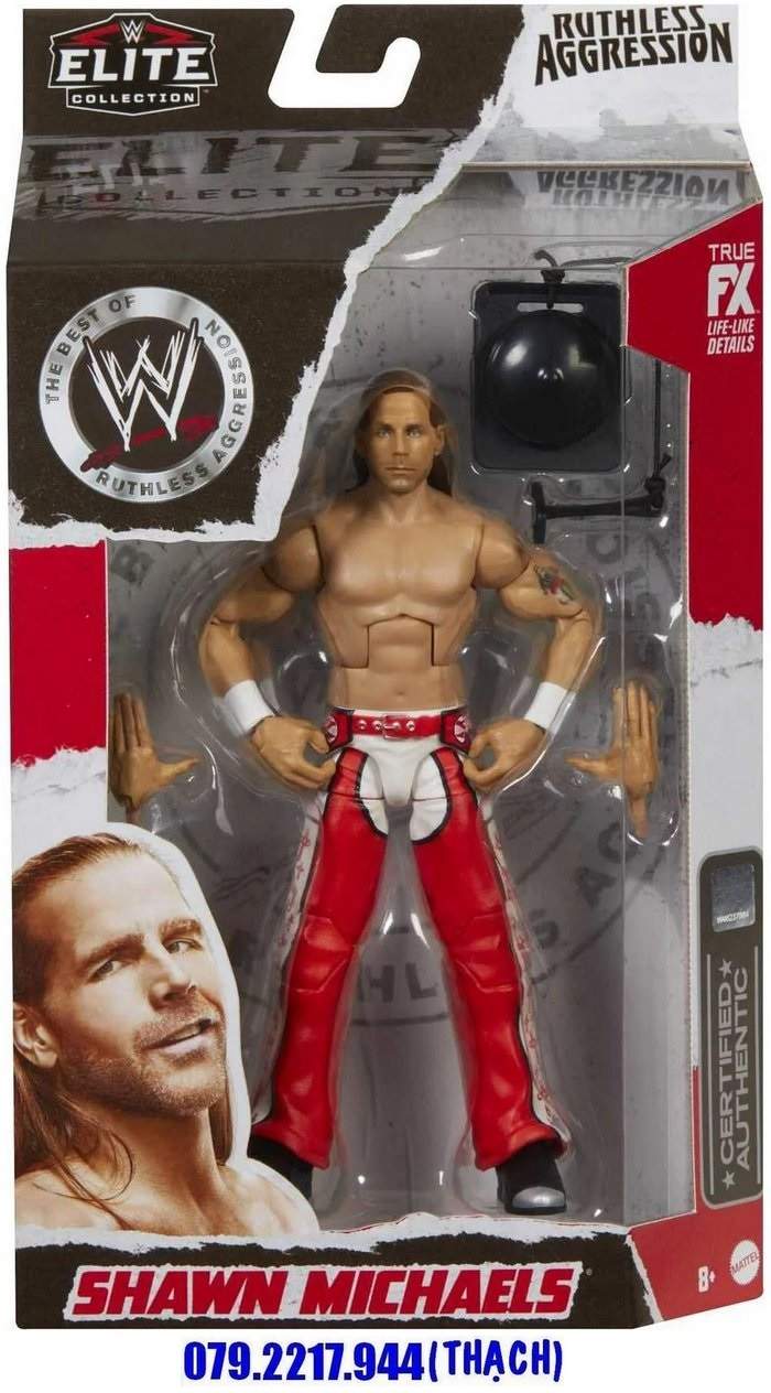 [HỘP MÓP] WWE SHAWN MICHAELS - ELITE THE BEST OF RUTHLESS AGGRESSION SERIES 1 (EXCLUSIVE)