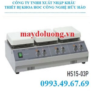 MÁY KHUẤY TỪ GIA NHIỆT 3 VỊ TRÍ HS15-03P