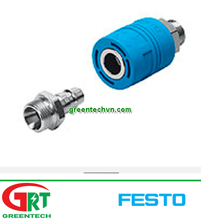 KD,| KDS | Festo | Push-in fitting / straight / pneumatic / nickel ...