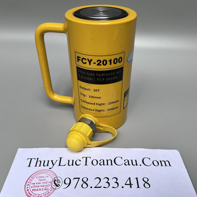 Kích thủy lực TCT FCY-20100 - 20 tấn - hành trình 100mm