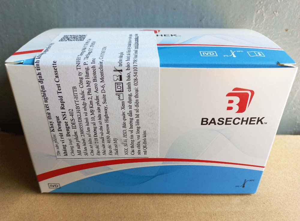 Kit thử nhanh phát hiện kháng nguyên Dengue NS1 Rapid Test Cassette ...