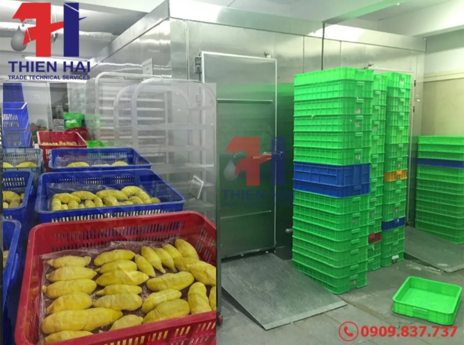 LẮP ĐẶT KHO CẤP ĐÔNG TẠI KOM TUM