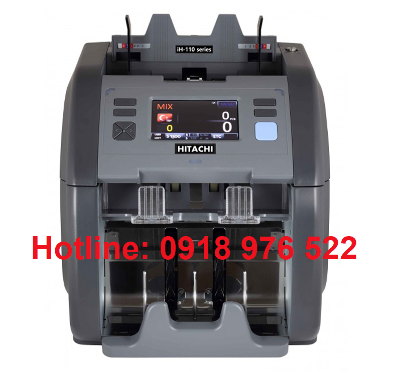 Máy đếm tiền và phát hiện tiền giả Nhật Bản HITACHI IH-110F