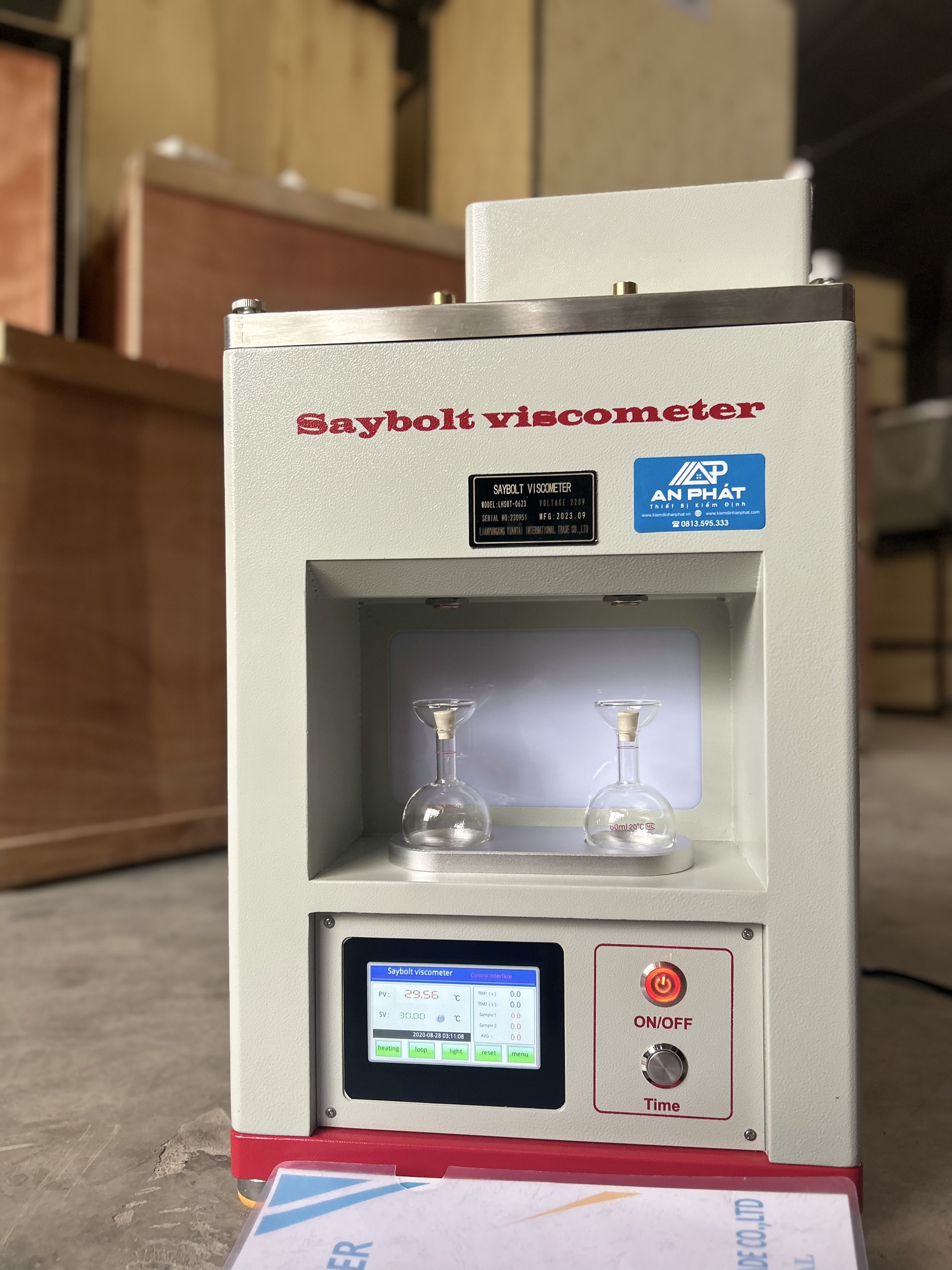 Máy đo độ nhớt saybolt nhũ tương