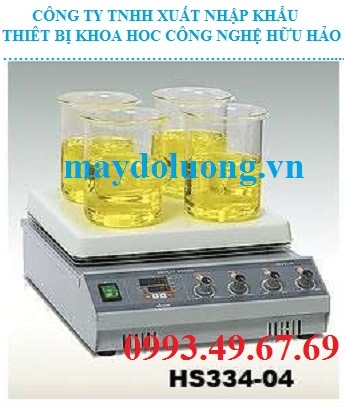MÁY KHUẤY TỪ GIA NHIỆT 4 VỊ TRÍ HS334-04