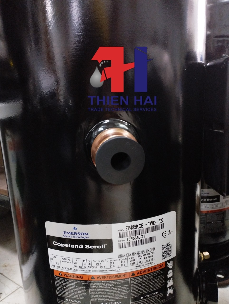 Máy nén Copeland ZP485KCE-TWD-522 giá rẻ