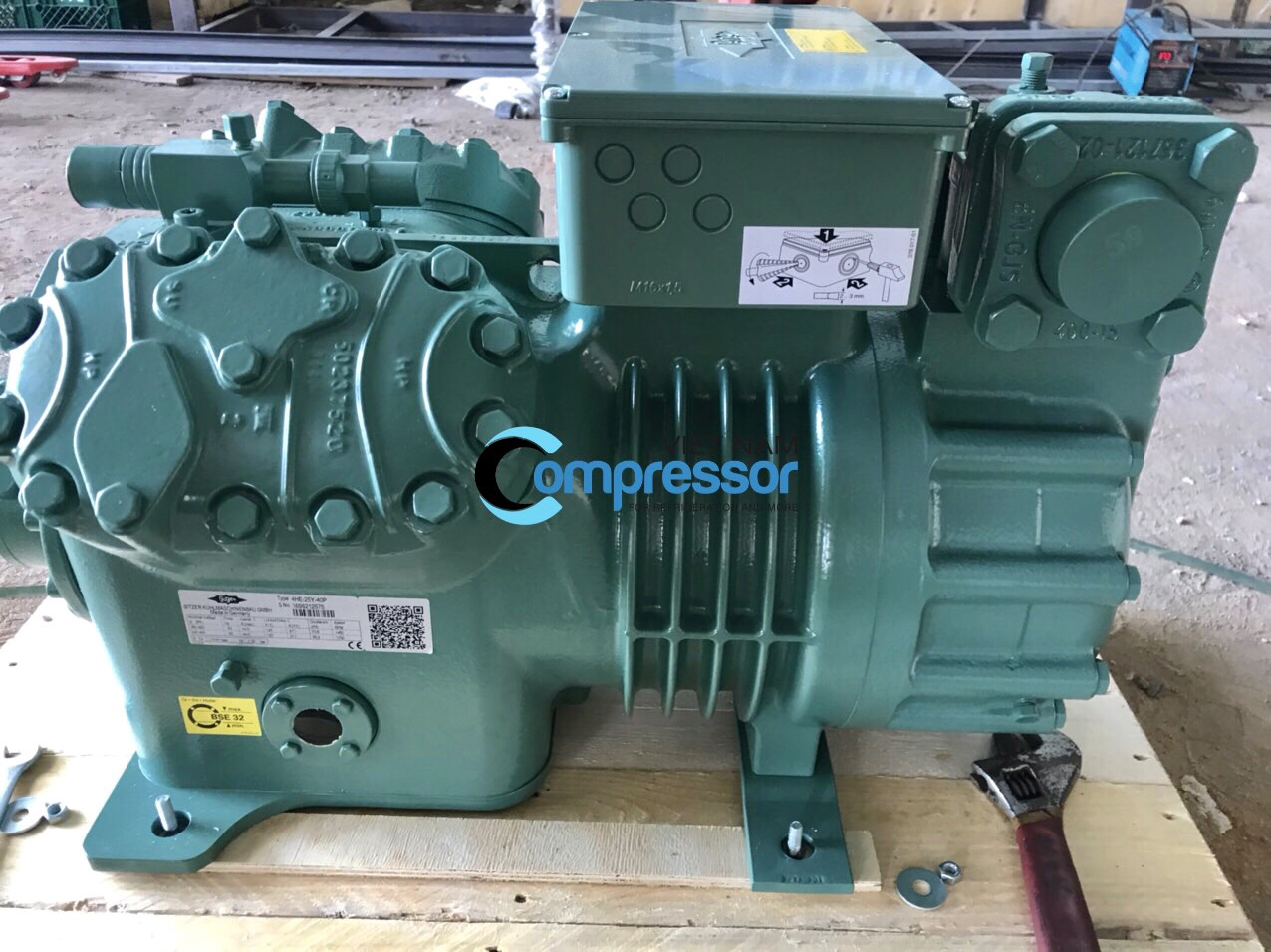 25HP BITZER COMPRESSOR - MODEL: 4HE-25Y-40P