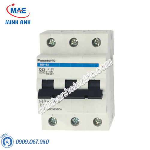 MCB 3P 16A 6KA 415VAC - Model BBD3163CNV