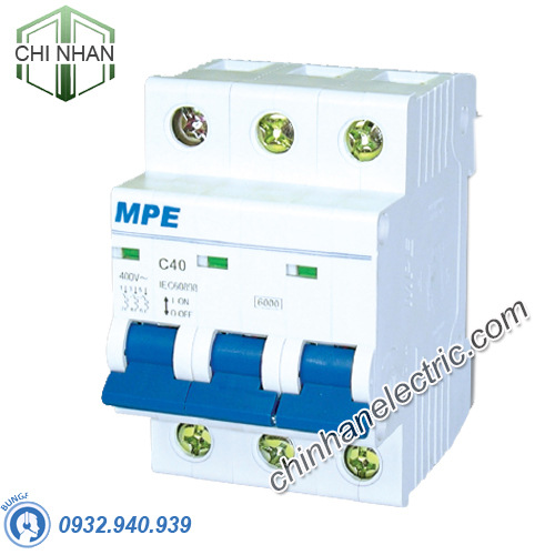 MCB 3P 63A 6KA - MP6-C363 - MPE