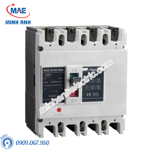 MCCB 4P 40A 50kA Type M - Model HDM163M404