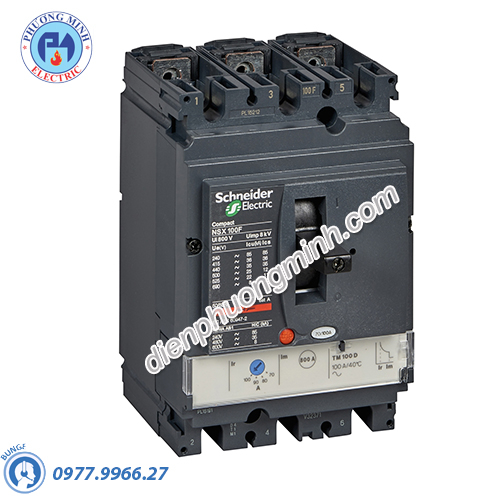 MCCB Compact NSX 630H 3P 630A 70kA 415V - Model LV432895