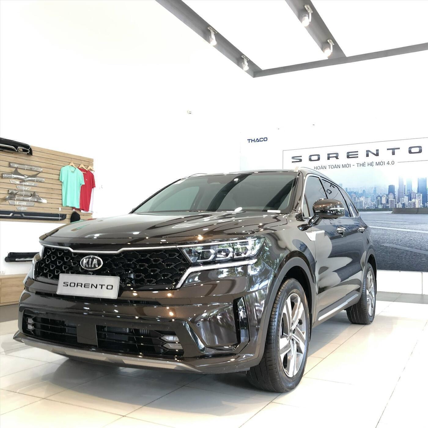 New KIA Sorento 2.2D Signature 7S nội thất nâu
