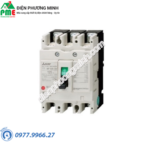 Cầu dao tự động MCCB Mitsubishi NF125-HV 3P 100A