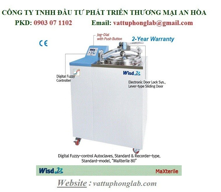 NỒI HẤP TIỆT TRÙNG DAIHAN MODEL:WAC-100,MODEL:WAC-100