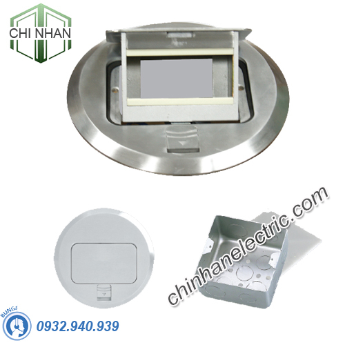 Ổ Cắm Âm Sàn (Mặt Tròn) - FCA60 - MPE
