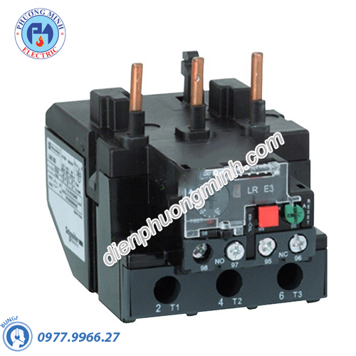 Rơle nhiệt 30-40A sử dụng với Contactor LC1E40-E95 - Model LRE355