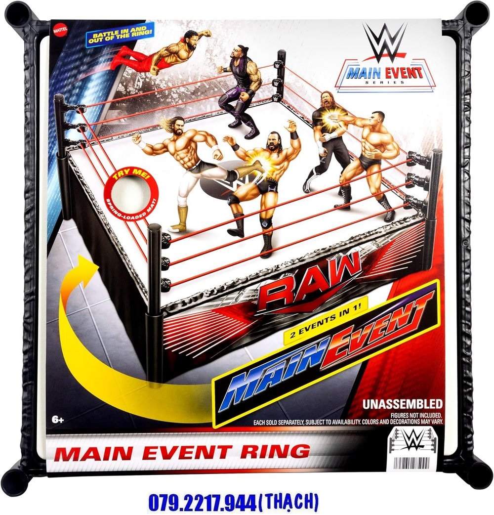 SÀN ĐẤU WWE RAW & MAIN EVENT SUPERSTAR (2 SỰ KIỆN TRONG 1)