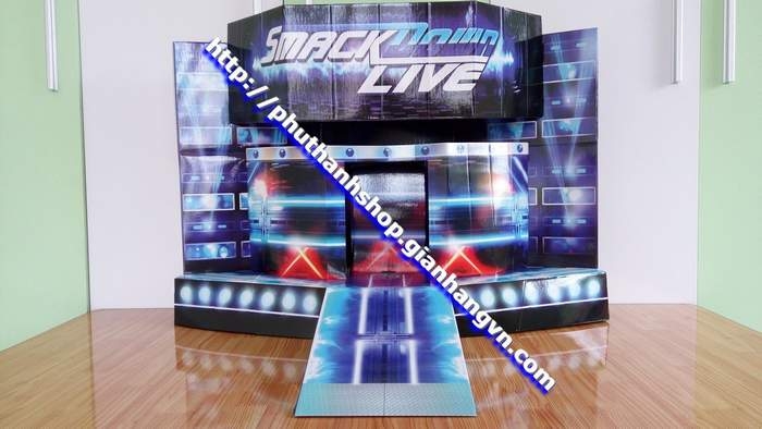 BỘ LẮP RÁP WWE SMACKDOWN LIVE AUTHENTIC SCALE STAGE POP-UP