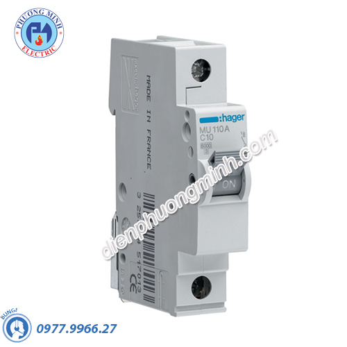 Thiết bị đóng cắt Hager (MCB) - Model MU120A